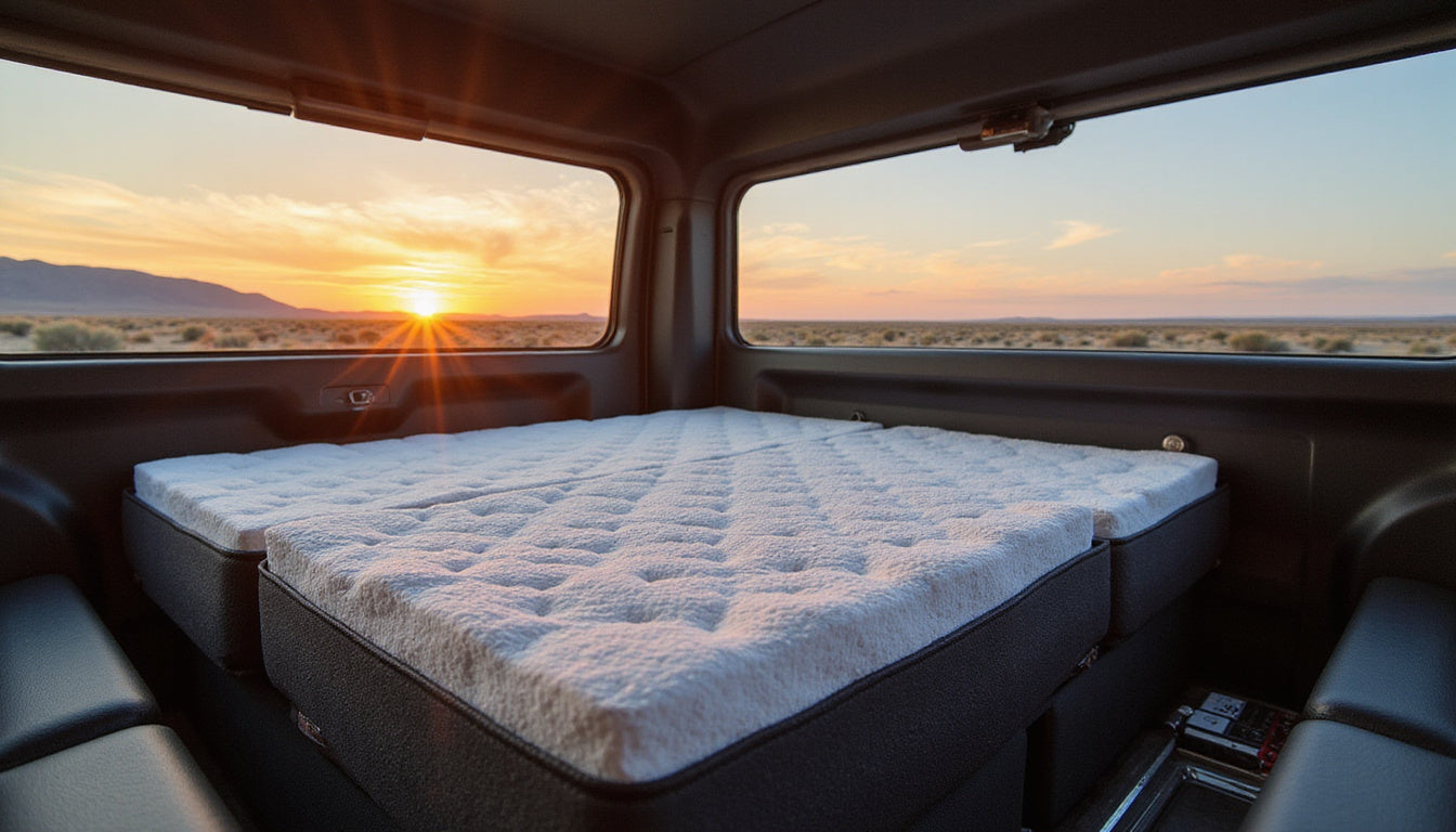 truck mattress buying guide: maximize comfort and space on the road